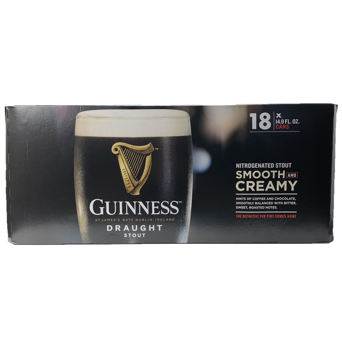 Guinness Draught 18 Pack Cans Colonial Spirits
