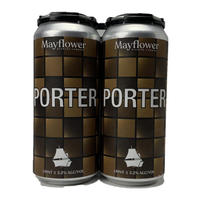 Mayflower Porter 4 pack Cans - Colonial Spirits