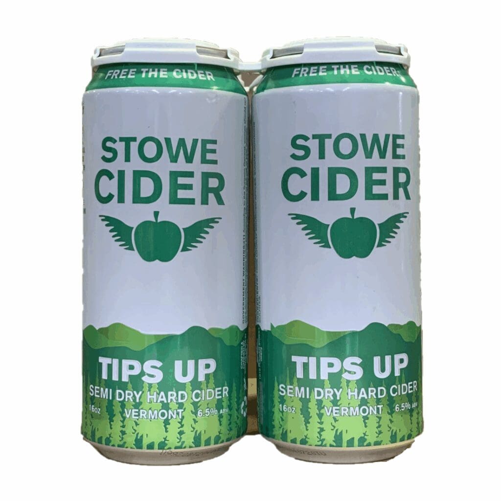 Stowe Cider Tips Up - 4 Pack | Colonial Spirits