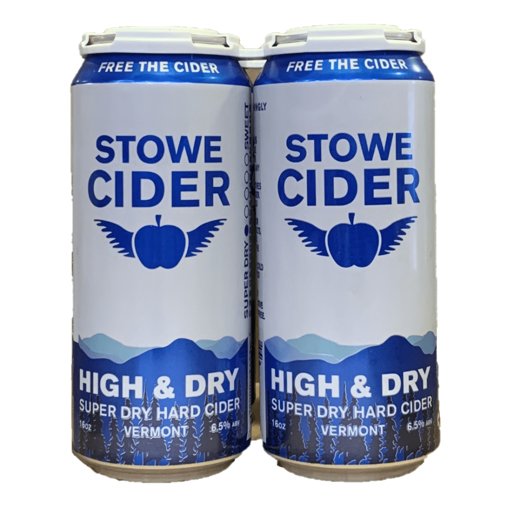Stowe Cider Tips Up - 4 Pack | Colonial Spirits