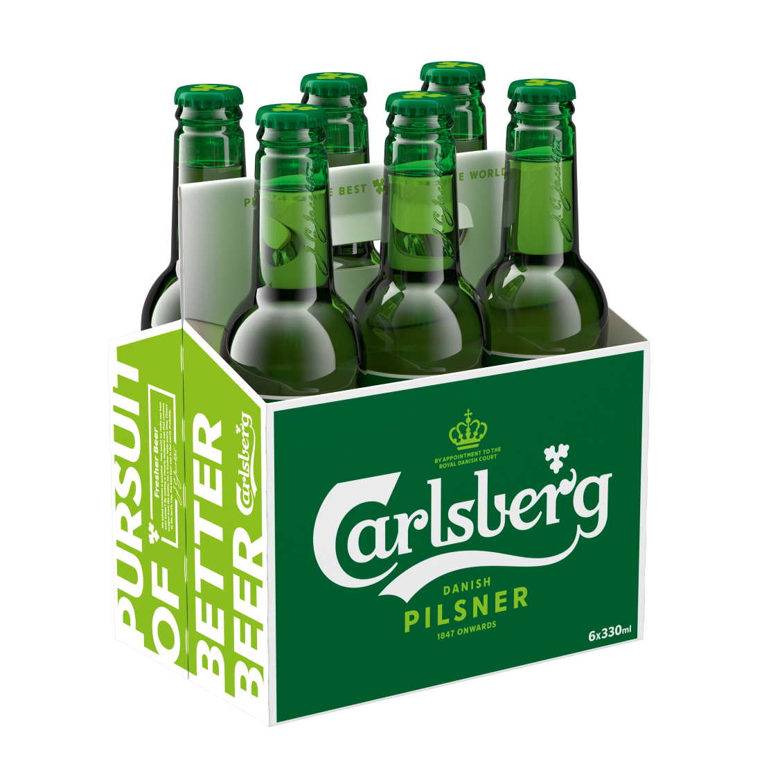 Carlsberg 6-pack Bottles - Colonial Spirits Carlsberg 6-pack Bottles - Colonial Spirits