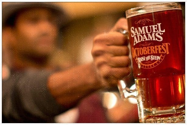 Sam Adams Stein Hoisting Competition. | Colonial Spirits