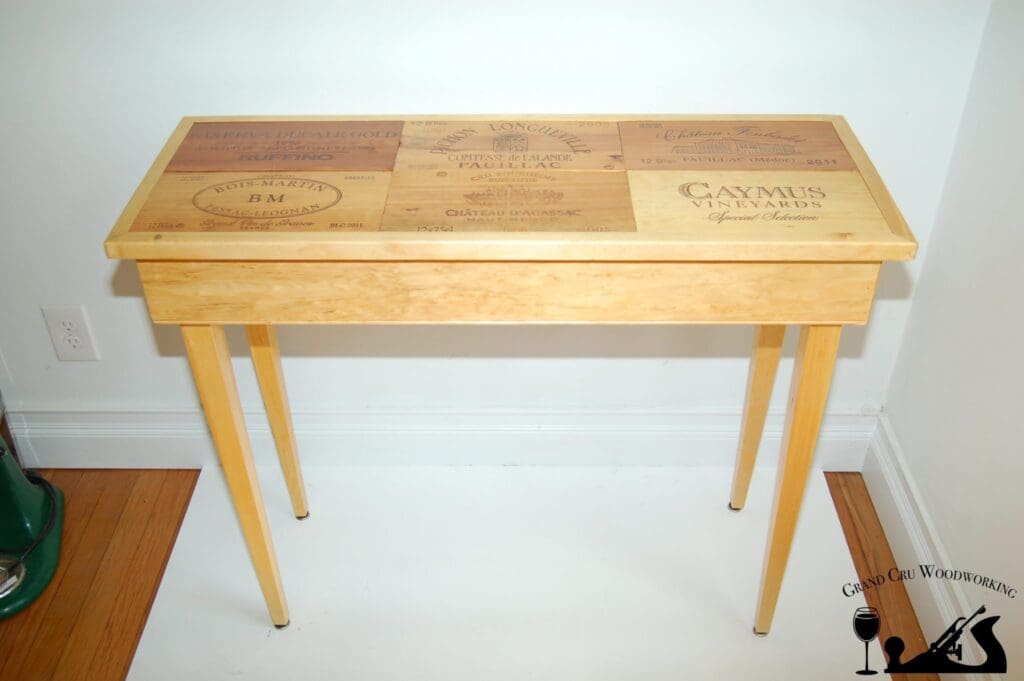Grand Cru Woodworking: Travel Table | Colonial Spirits