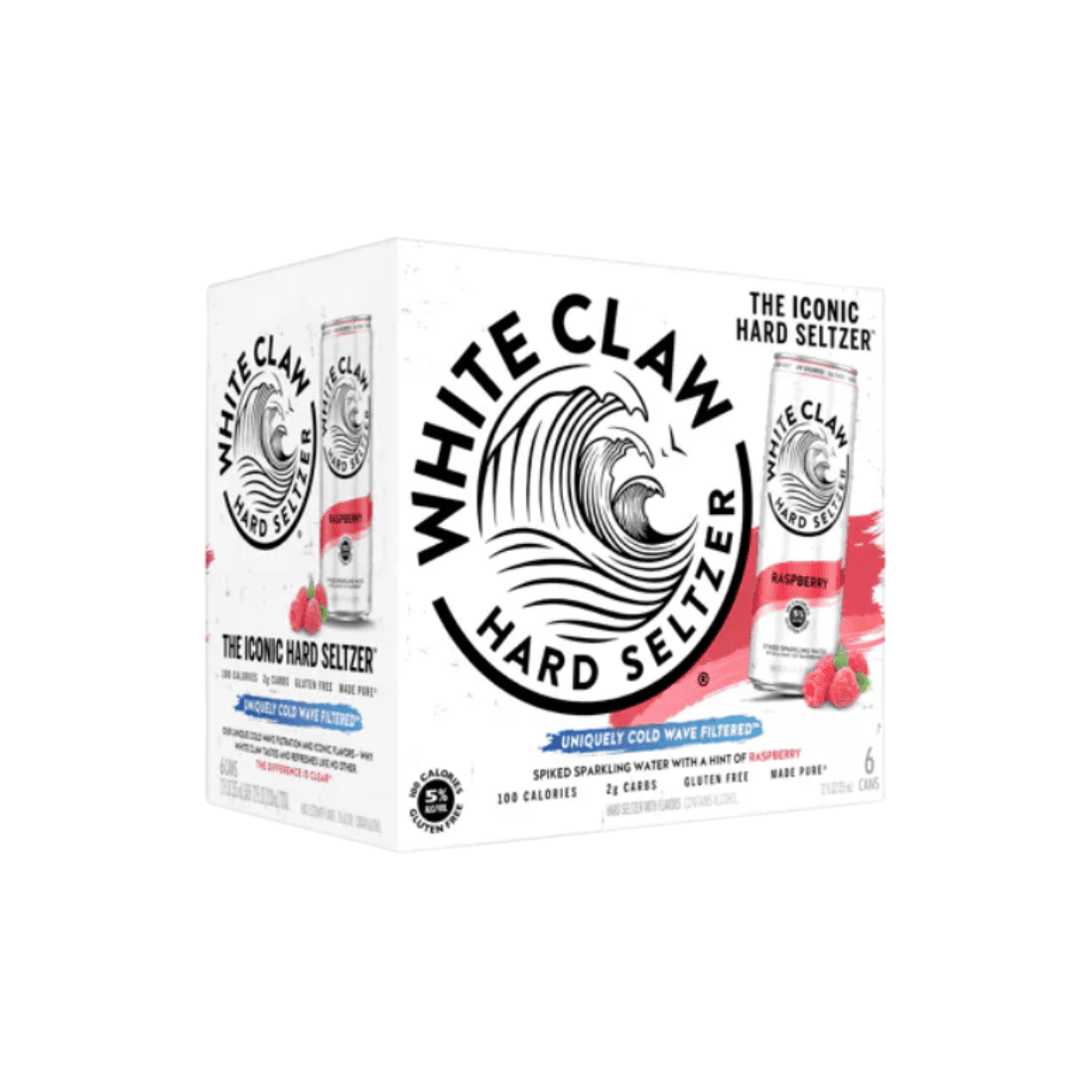 White Claw Raspberry Seltzer - 6 Pack | Colonial Spirits