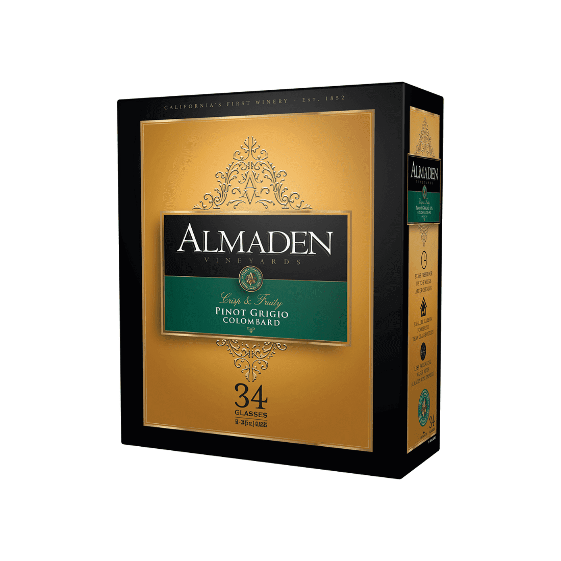 Almaden Heritage Pinot Grigio Ca - 5l | Colonial Spirits