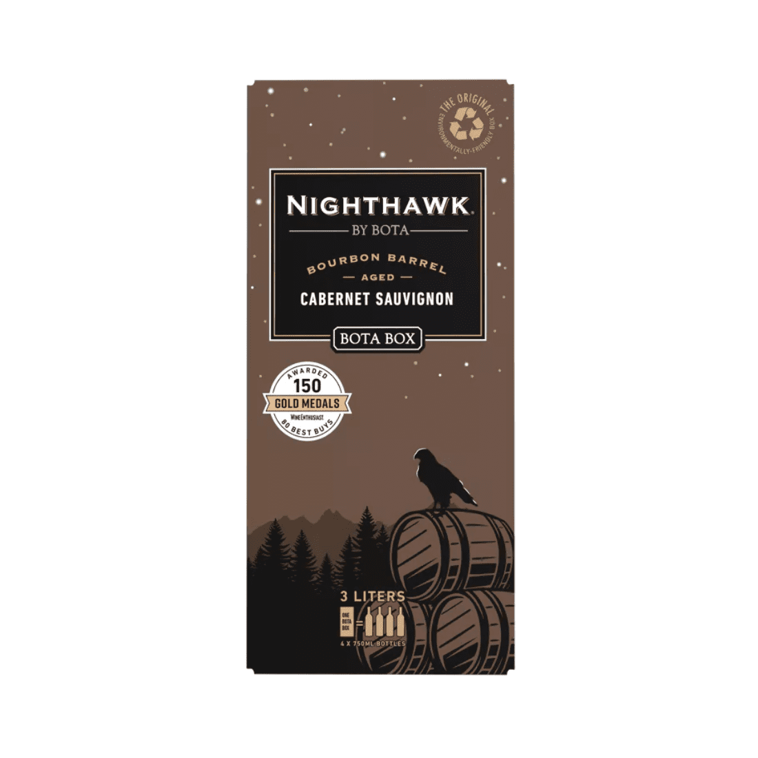 Bota Box 3l Nighthawk Bba Cab Sauv - 3l | Colonial Spirits